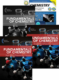 Fundamentals of Chemistry Homeschool Curriculum 3-Book Set